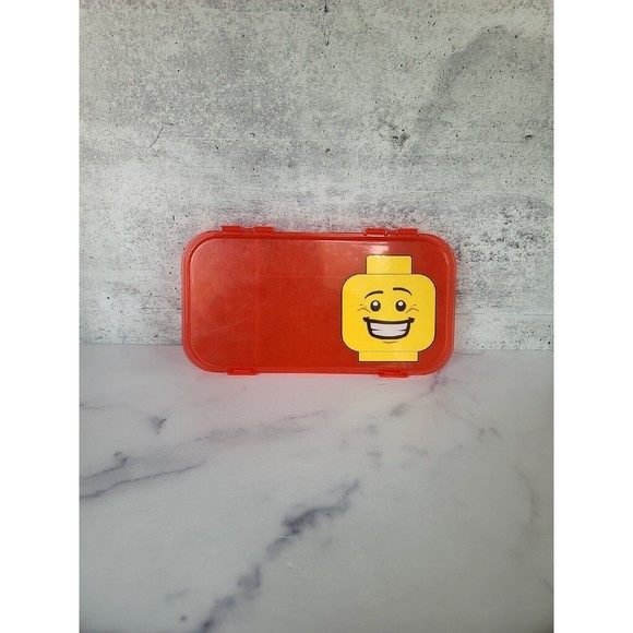 Lego | Toys | Lego Minifigure Red Storage Case Box Display 1 X 6 Iris ...